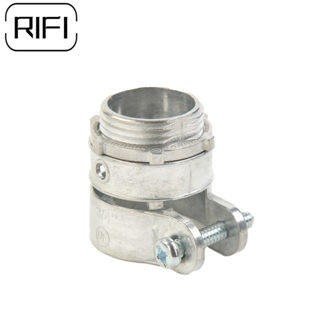 Silver Flexible Conduit And Fittings 3/8" Flexible Conduit Zinc