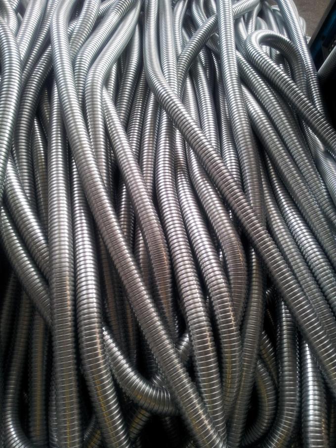 Steel Galvanized Flexible Conduits PVC Covered And Connection By Fittings