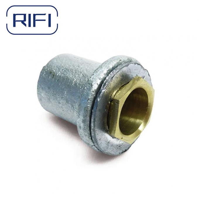 Threaded GI Conduit Fittings 25mm Flanged Coupling With Brass Bush