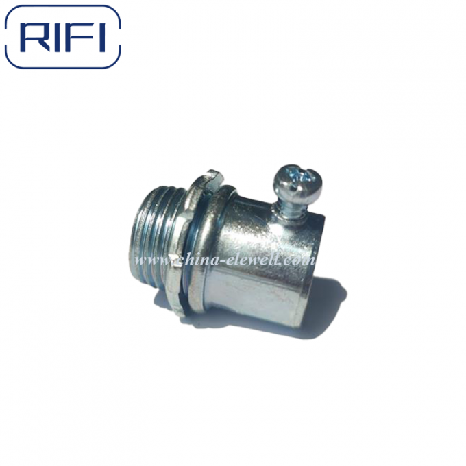EMT Electrical Conduit Pipe Steel Set Screw Connector With Or Without ...