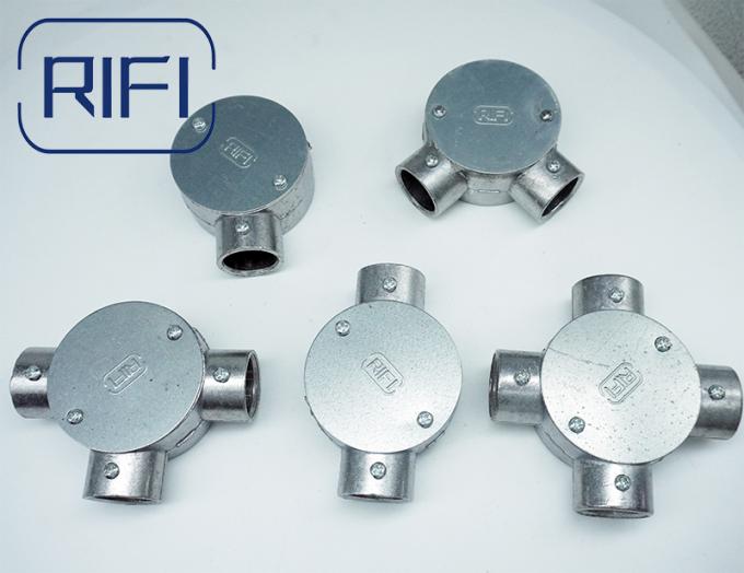 3/4" Aluminum Die Cast EMT Round Box Set Screw Type EMT Junction Box