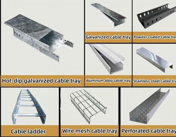 Galvanized Construction Cable Tray Indoor Cable Ladder