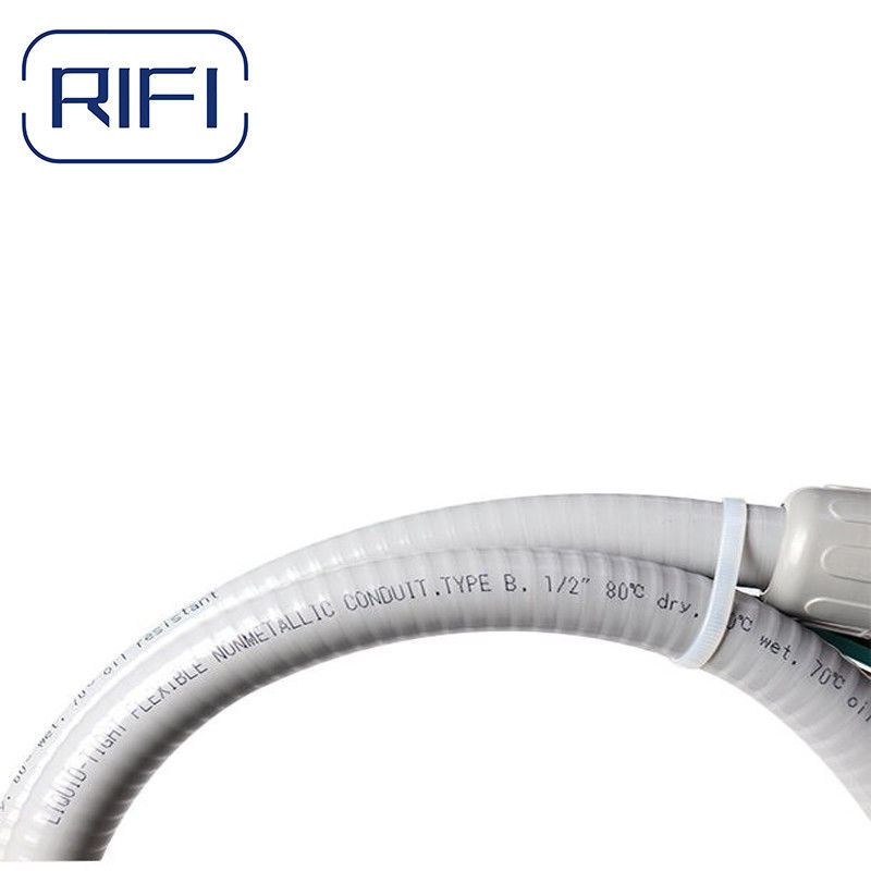 Nonmetallic Weatherproof 2 Inch Pvc Conduit Liquid Tight Flexible Grey UL