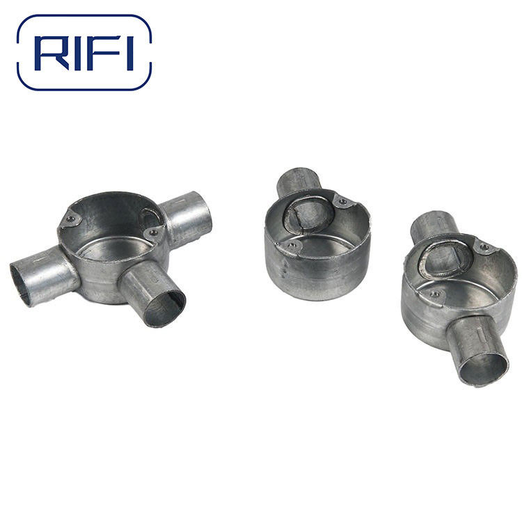 GI Circular Junction Box 4 Way Malleable Iron Electrical Metal ...