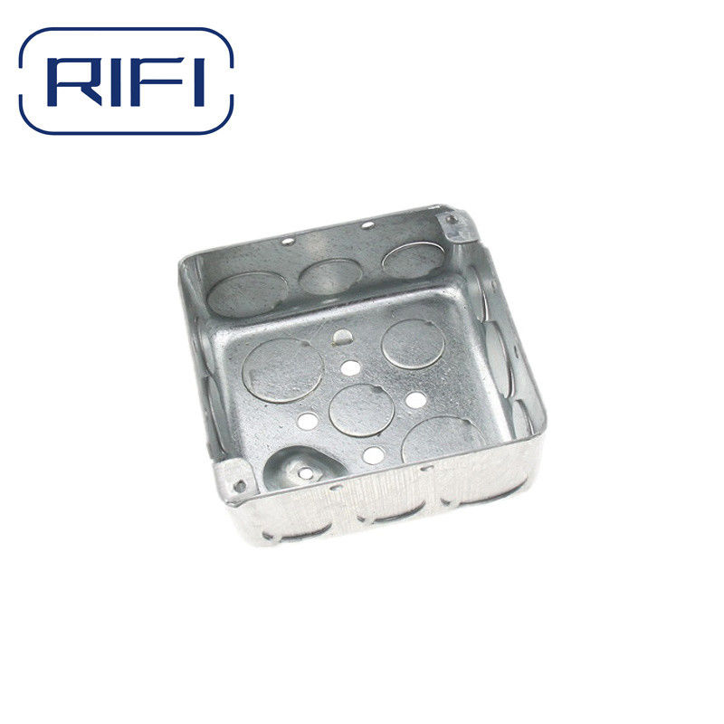 Drawn Galvanized Steel Junction Box 4 Inch Decorative Electrical 4x4 ...