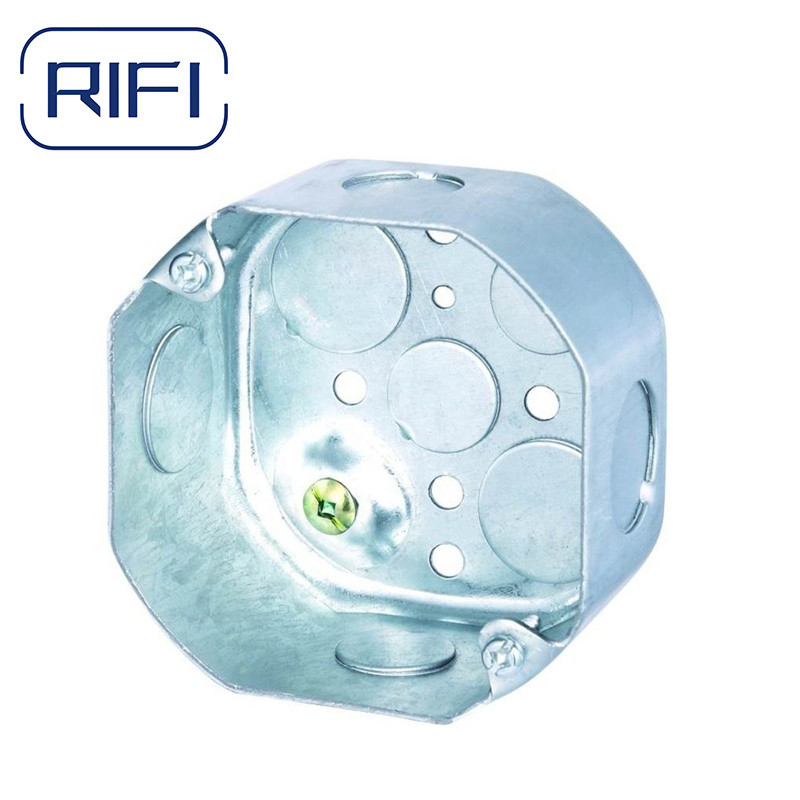 ISO Electrical Conduit Boxes Metal Conduit Switch Box 4'' X 4'